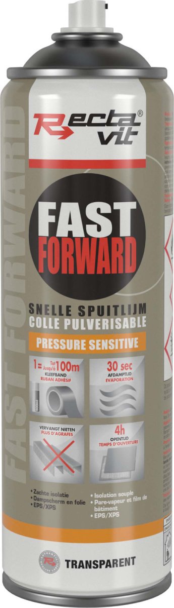 Rectavit Spuitlijmen 1129 fast forward transparrant compact 500 ml