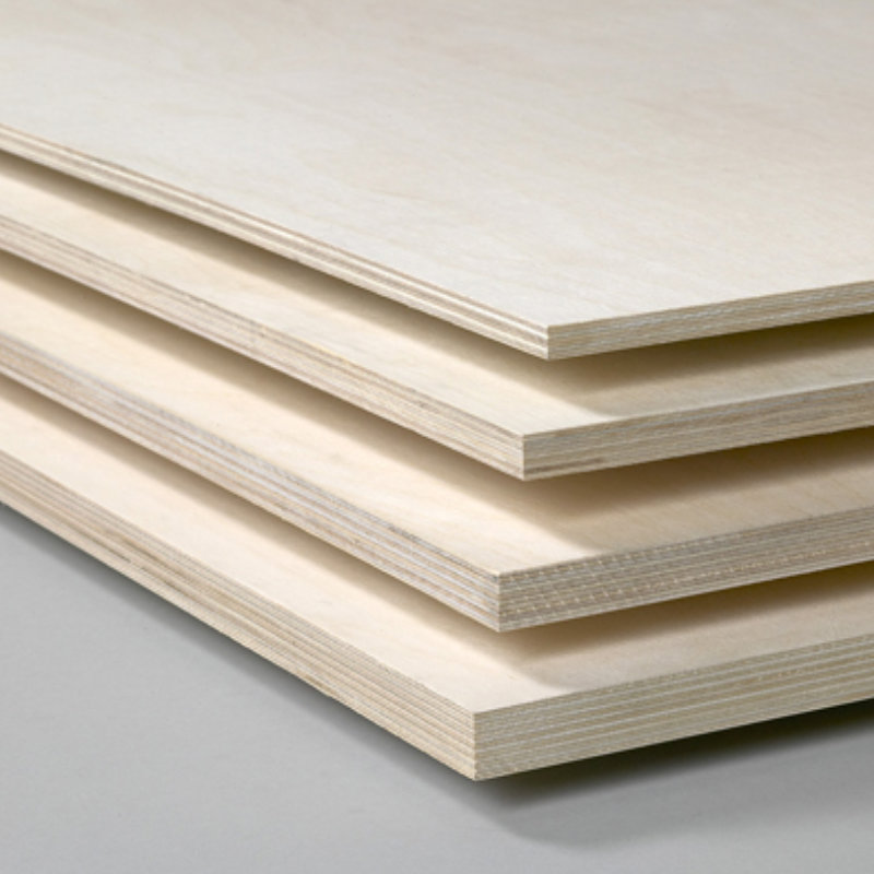 Multiplex platen uit Berkenhout